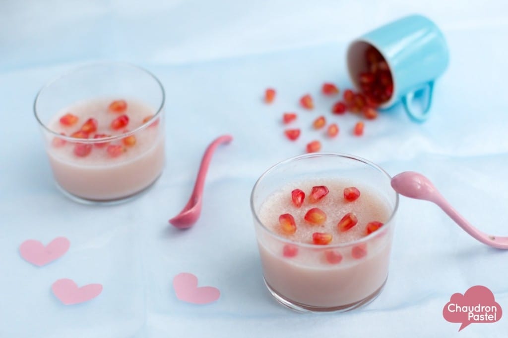 Crèmes aux éclats de rubis avec ses biscuits aux douces épices ...